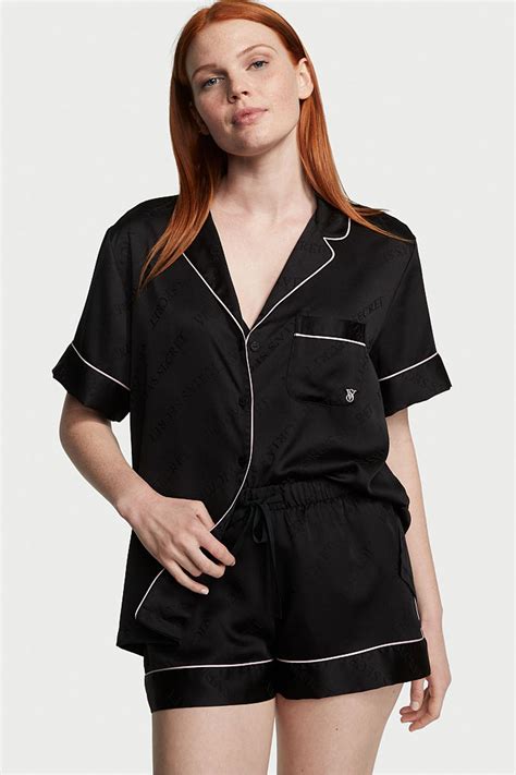 Buy Victorias Secret Satin Short Pyjamas From The Victorias Secret Uk