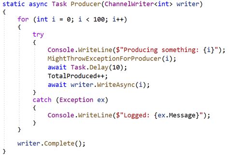 Jeremy Bytes Producerconsumer Exception Handling A More Reliable Approach