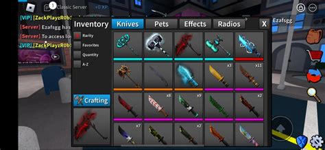 Trading For Roblox Limitedsselling Roblox Assassin Top Comp Knives