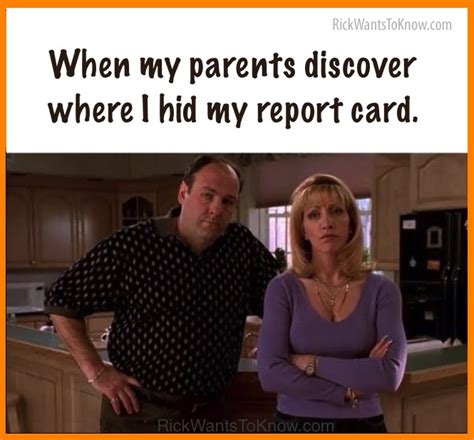 Bad Report Card Rick Wants To Know