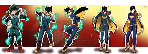 Izuku To Batgirl Tgtf By Somerandomaccout On Deviantart