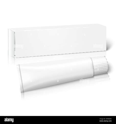 Toothpaste Tube Box Stock Vector Images Alamy