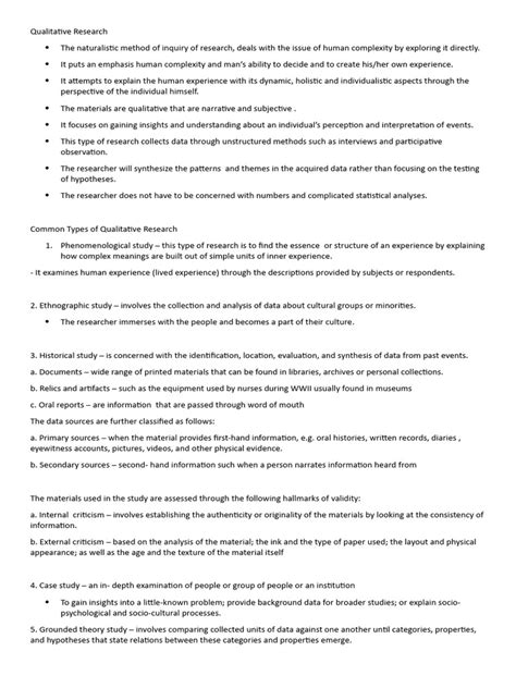Qualitative Research Pdf Qualitative Research Interview