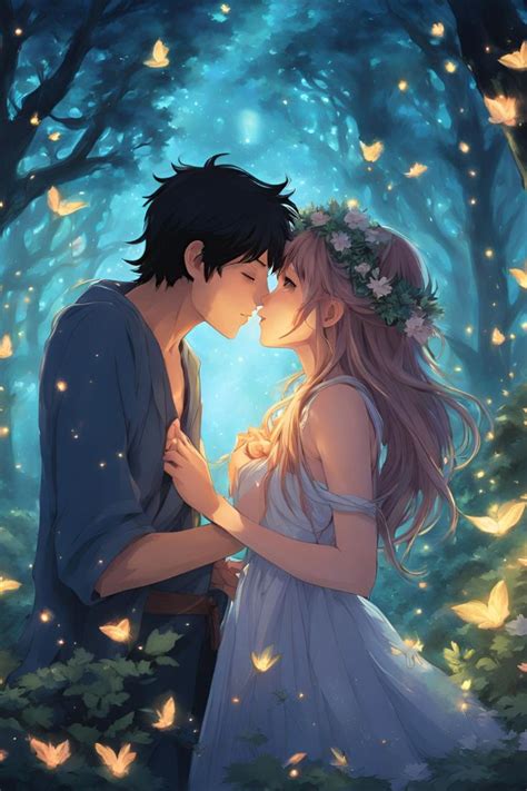 Kiss Anime Image Romantic And Adorable Anime Art Anime Couples Anime