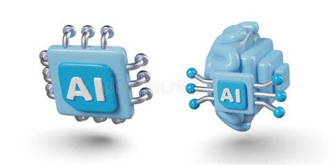 Central Processing Unit Human Brain Is Connected To Electronic Control Circuit Stock Vector