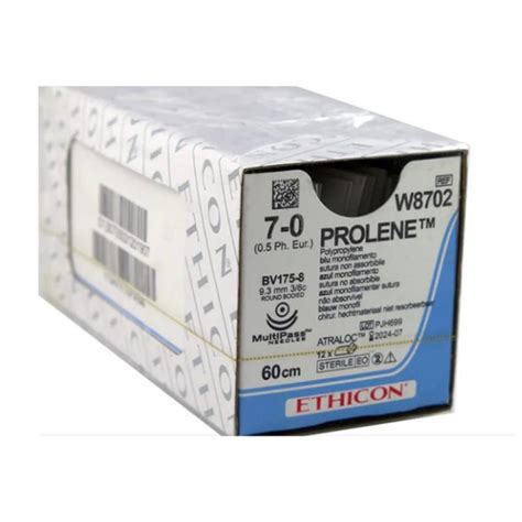 Chỉ Khâu Phẫu Thuật Prolene 70 W8702 2 Kim Tròn Tép
