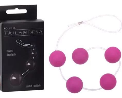 Bola Erótica Lovetoy Bolinha Tailandesa 5 Bolinhas Grande 24mm Pink