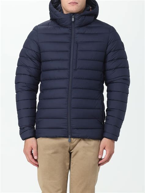 Save The Duck Outlet Jacket Men Blue Save The Duck Jacket
