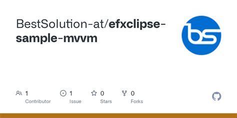 Github Bestsolution At Efxclipse Sample Mvvm