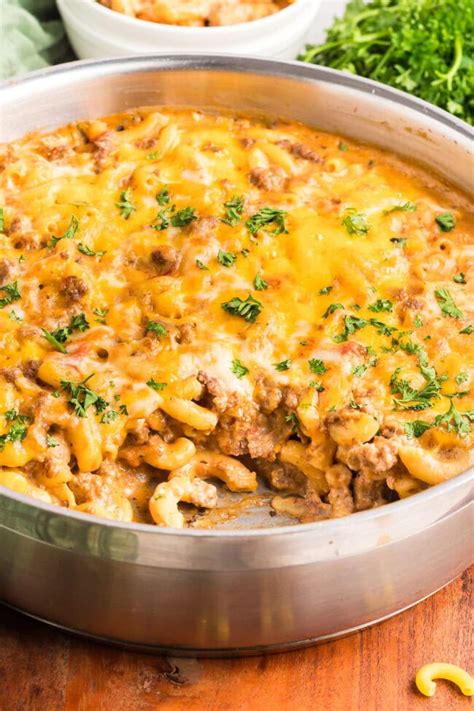 One Pot Cheeseburger Casserole Tidymom®