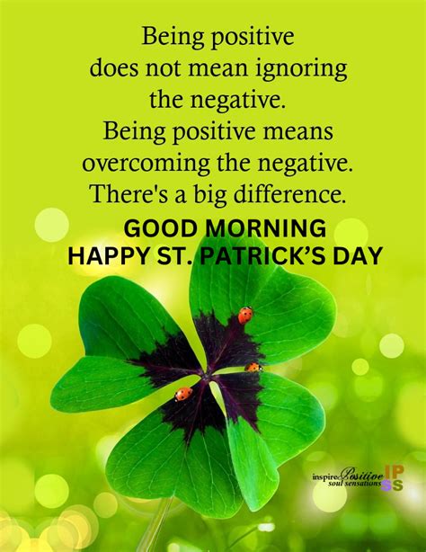 Be Positive Good Morning Happy St Patricks Day Pictures Photos And
