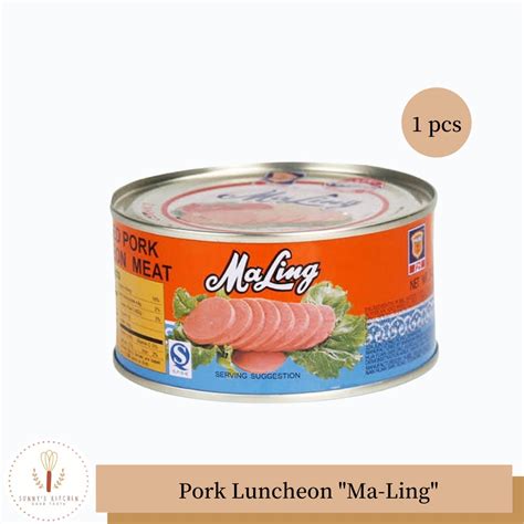 Jual Ma Ling Tts Canned Pork Luncheon Meat Daging Ham Babi Shopee