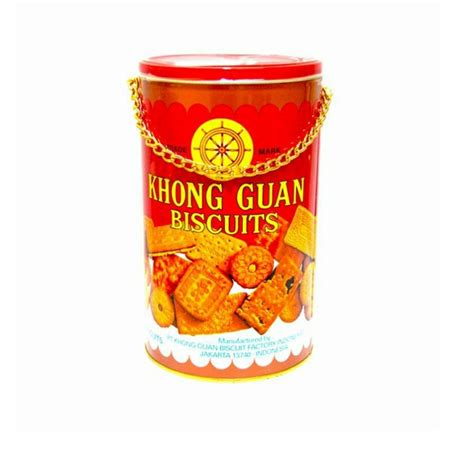 Jual Khong Guan Red Bulat Assorted Biscuit Kaleng 1000 Gr Shopee