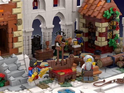 Lego Moc Renaissance Shipwright By Arselus Rebrickable Build With Lego