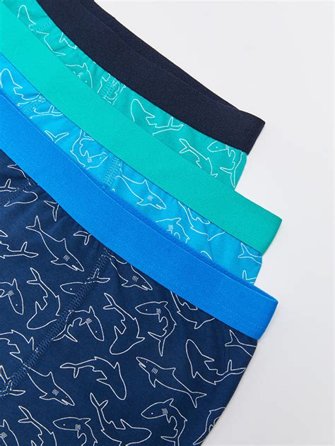 Lc Waikiki ნაბეჭდი ბამბის ბიჭის ბოქსერი 3 ცალიანი პაკეტი S3ab88z4 Lsj S3ab88z4 Lsj Lc Waikiki