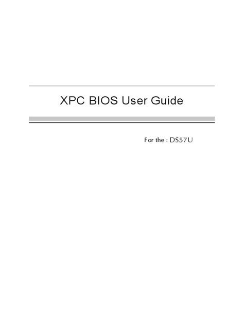 xpc bios user guide for the pdf bios booting