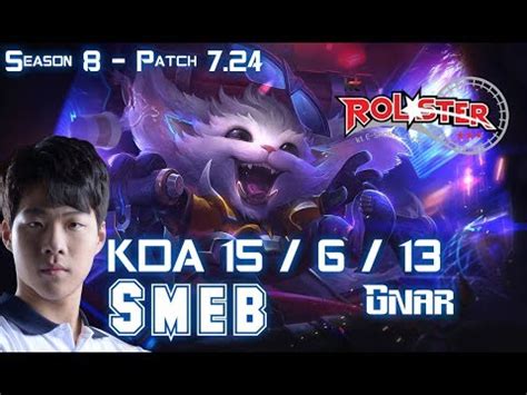 KT Smeb GNAR Vs IRELIA Top Patch 7 24 KR Ranked YouTube