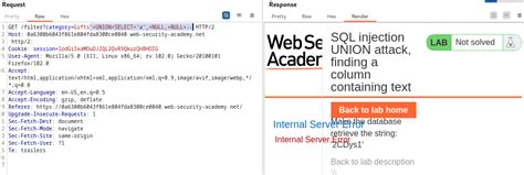 Lab SQLi PortSwigger Academy El Hacker Ético