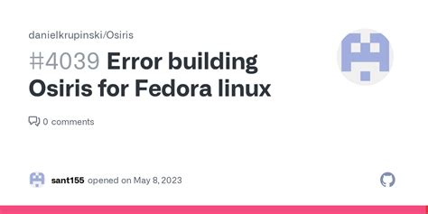 Error Building Osiris For Fedora Linux · Issue 4039 · Danielkrupinski