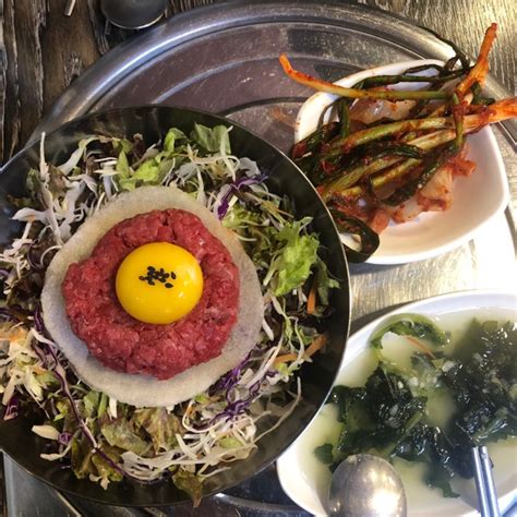 신림역신림동 육회 맛집 고모네 정육식당 네이버 블로그