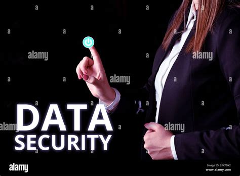 Text Caption Presenting Data Security Word Written On Confidentiality
