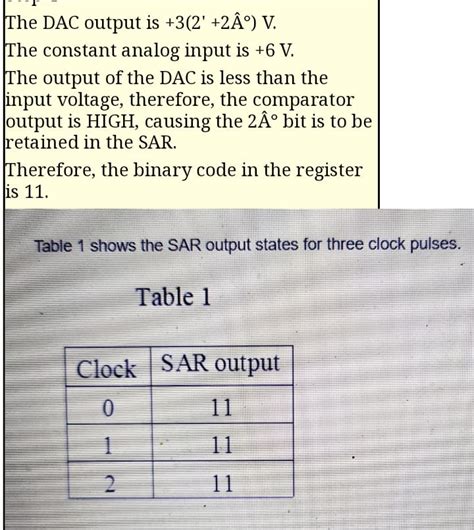Solved For A Certain 2 Bit Successive Approximation Adc The Maximum Ladder Output Is 8 V If