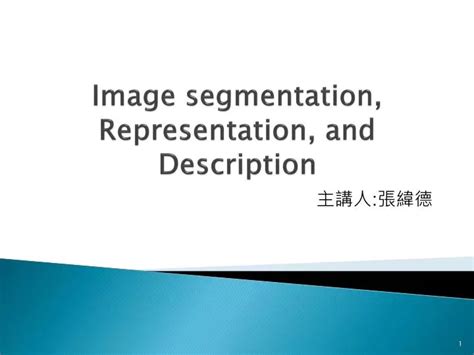 ppt image segmentation representation and description powerpoint