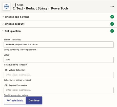 Redact String Powertools Workflow Automation Plugin