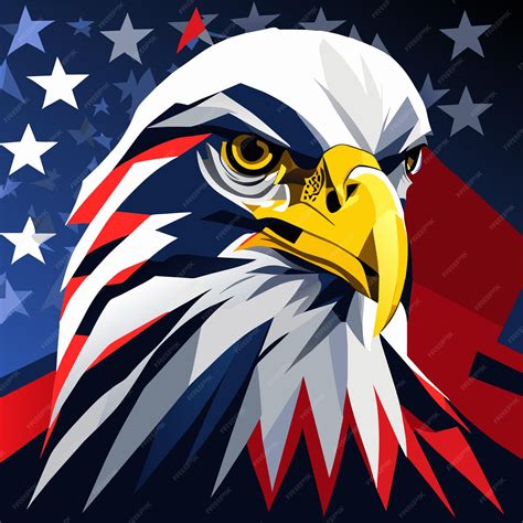 Premium Vector United States Bald Eagle Graphic In Eps