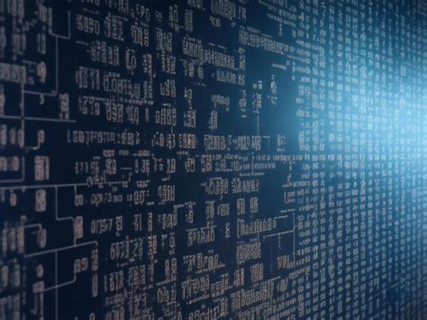 Premium Ai Image Technological Background With Binary Number