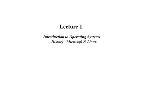 Ppt Lecture 1 Powerpoint Presentation Free Download Id490150