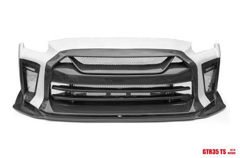 Ts Style Front Bumper And Front Lip For Nissan Gtr Gt R R35 2008 2022