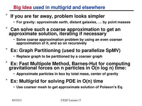 james demmel cs 267 applications of parallel computers lecture 17