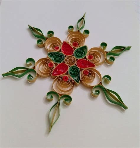 Quilled Christmas Snowflake Quilled Christmas Snowflake