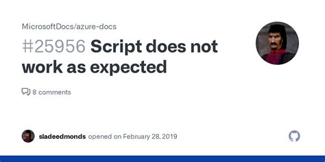 script does not work as expected · issue 25956 · microsoftdocs azure