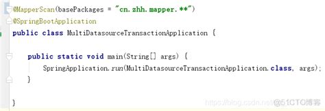 springboot mybatis配置多个数据库 springboot和mybatis配置双数据源 mob6454cc769a22的技术博客 51cto博客