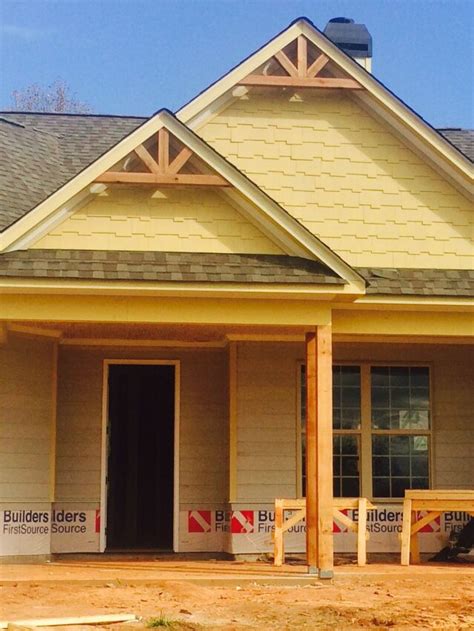 Cedar Gables And Post Home Exterior Makeover Craftsman Bungalow