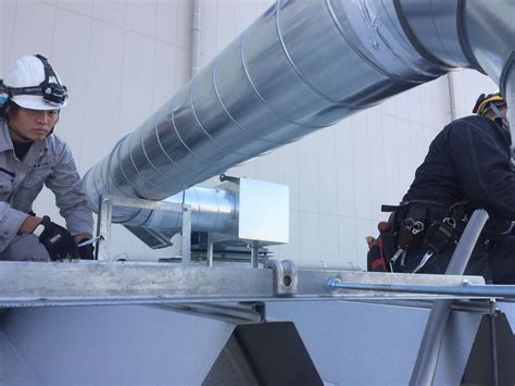 足利市 ダクト工事 工場プラントの施工事例 製作から取付までダクト工事のことなら栃木県足利市の風導工業へ求人募集中