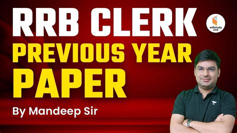 RRB Clerk Reasoning Previous Year Paper By Mandeep Sir YouTube