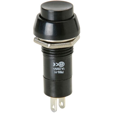 SPST Round Push Button Switch Click On Click Off A V