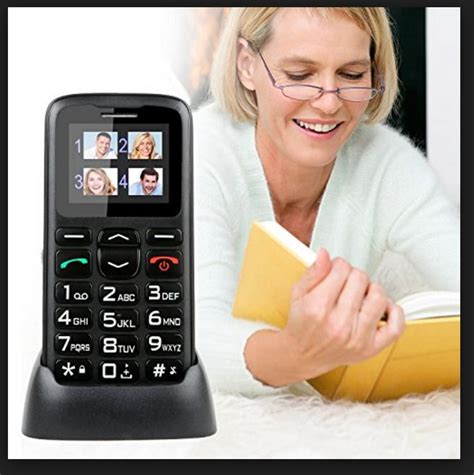 Cell Phone For Adults Extra Large Digits Button Emergency Easy To Use 1 Touch Cell Phones For
