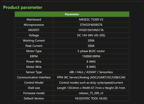 Makerbase Vesc 75200 V2 P3d