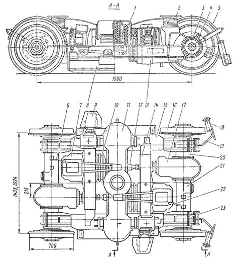 Тележка трамвая Tatra T3SU