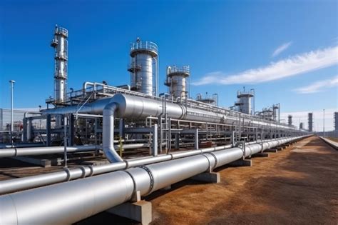 Premium Ai Image Oil Or Gas Pipeline Environmentally Transmission Of