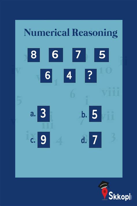 Numerical Reasoning Questions Improve Your Reasoning Skills