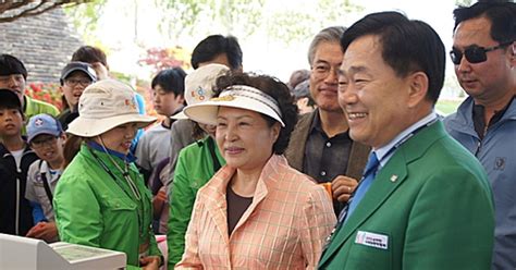 순천정원박람회장 찾은 권양숙 여사