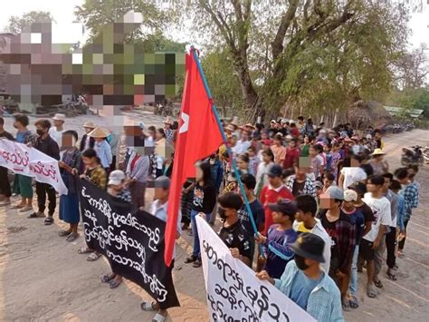 တန့်ဆည်မြို့နယ် ပင်မသပိတ် စစ်ကြောင်းက စစ်အာဏာရှင် တော်လှန်ရေး ချီတက