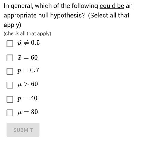 Solved In General Which Of The Following Could Be An