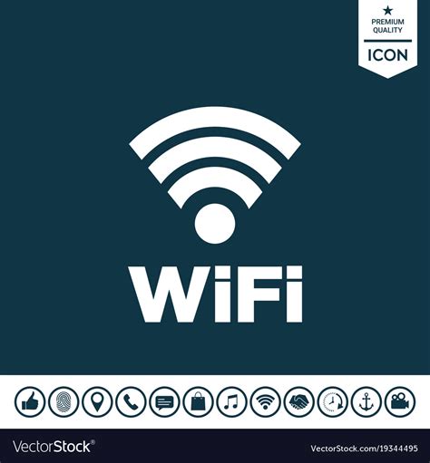 Internet Connection Symbol Icon Royalty Free Vector Image