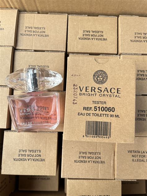 กล่องเทสเตอร์ Versace Bright Crystal Eau De Toilette 90ml เคาเตอร์